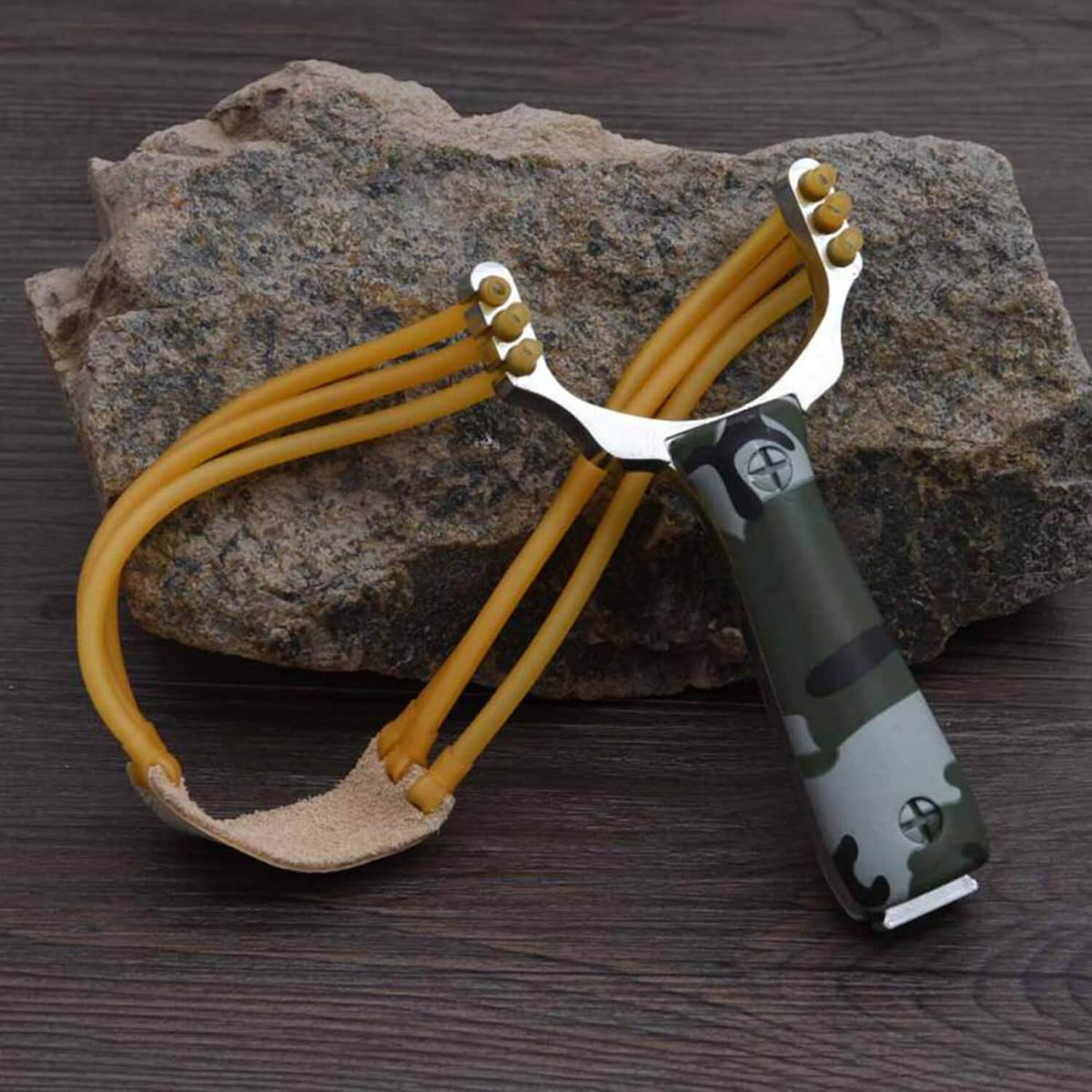 High Velocity Slingshot Powerful Catapult – Badger Survival