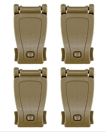 Tactical MOLLE Clips Strap Management Buckle for Backpack (4pcs ...